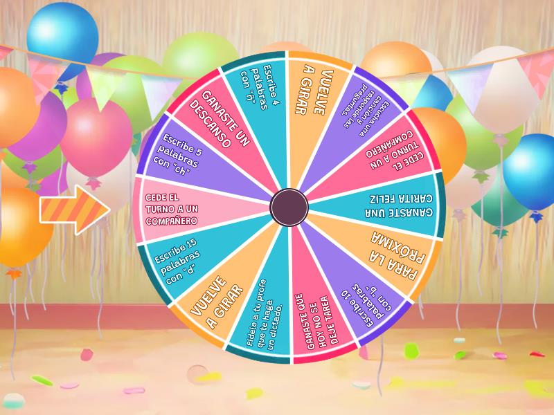 RULETA REFUERZO ABRIL SARA ISABELA. - Spin the wheel RULETA REFUERZO ABRIL SARA ISABELA. - Spin the wheel
