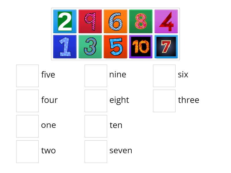 Numbers - Match up