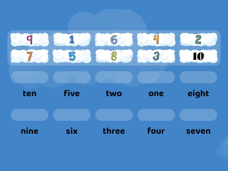 KB1, Unit 1. Numbers - Match up