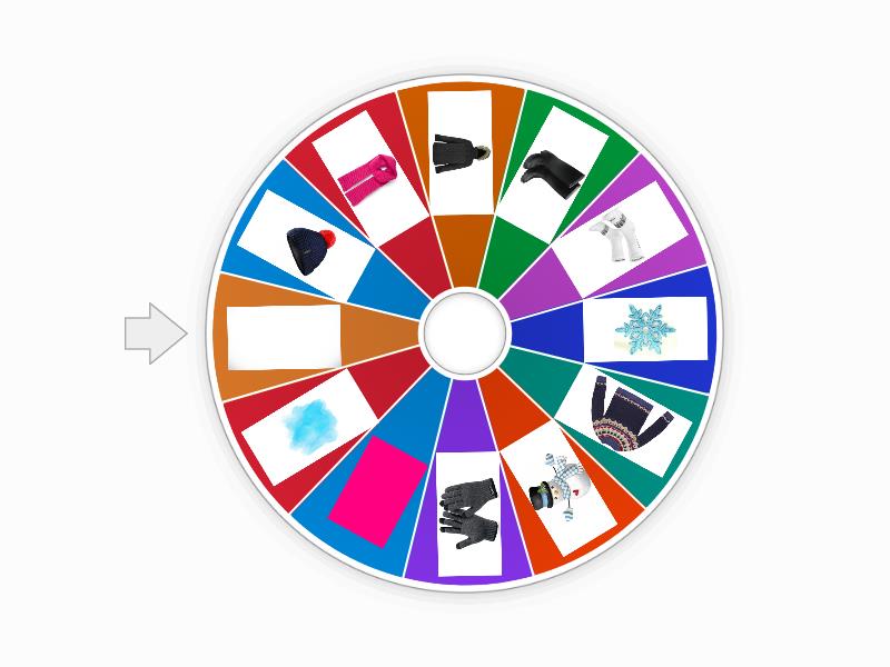 WINTER CLOTHES - Spin the wheel