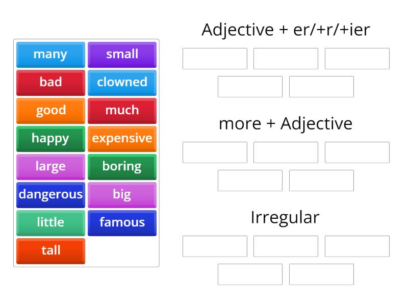 GROUPING GAME - Group sort