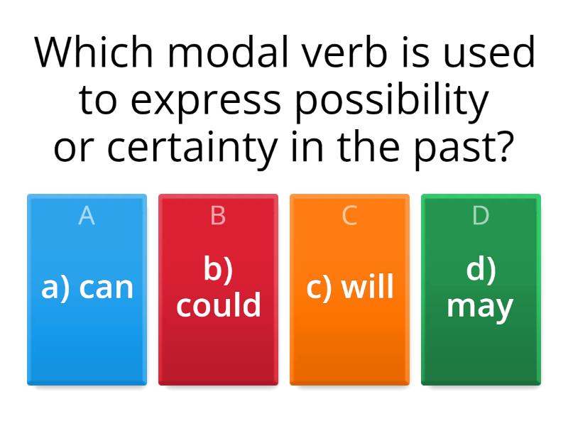 MODAL VERBS - Cuestionario