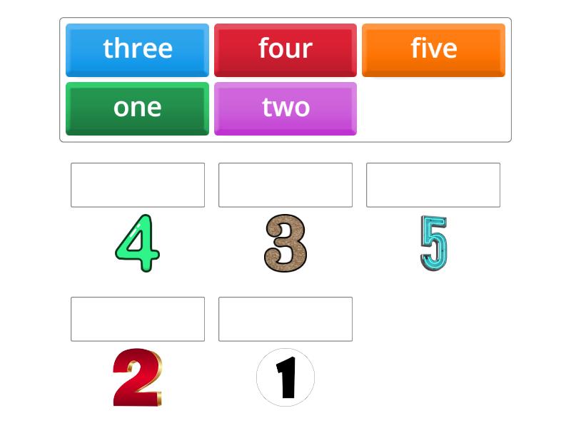 LET'S GO1 _ Numbers - Match up