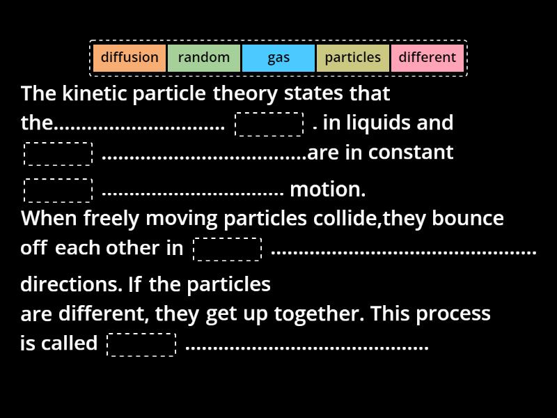 Particles - Complete the sentence