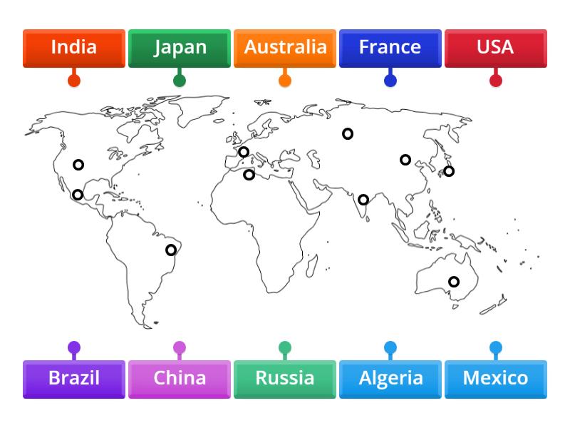 Geography - Labelled diagram