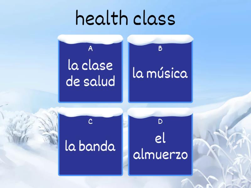 Las materias/Las Asignaturas: School Subjects - Quiz