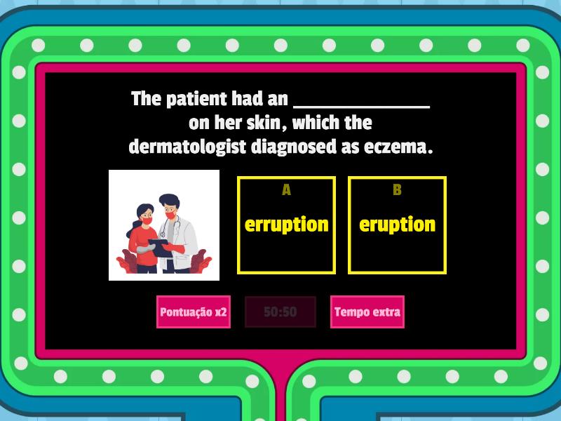 Spelling Game (Dermatology) - Gameshow quiz