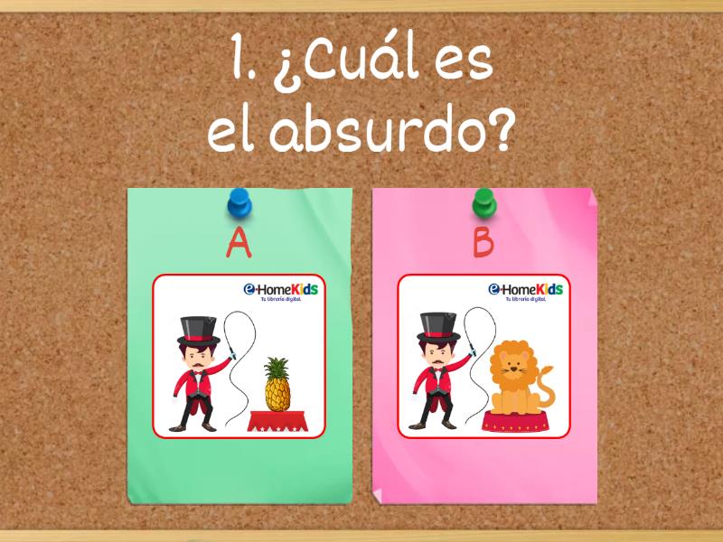 Absurdos visuales y verbales - Questionário