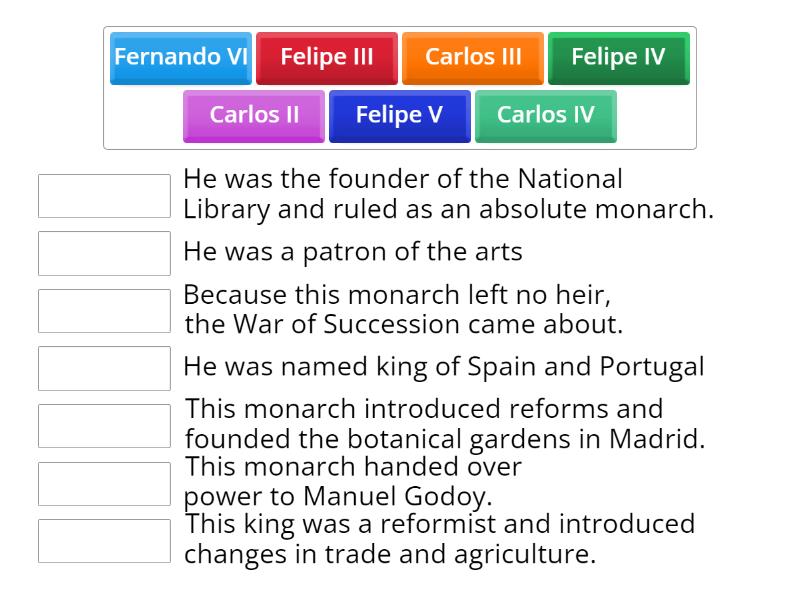 KINGS 18TH CENTURY - Match up