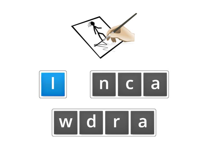 I can Draw Switch Letters - Anagram