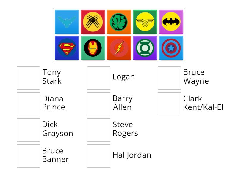 Guess My Real Name - Match up