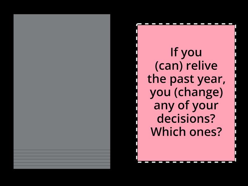 Conditionals - Speaking cards