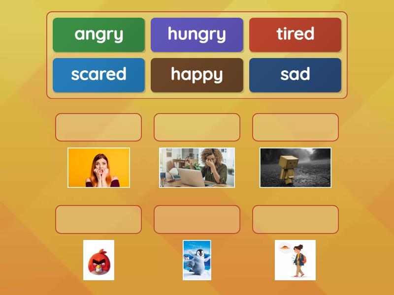 Emotions matching game - Match up