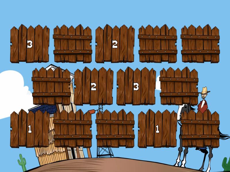 numbers 1 - 7 - Matching pairs