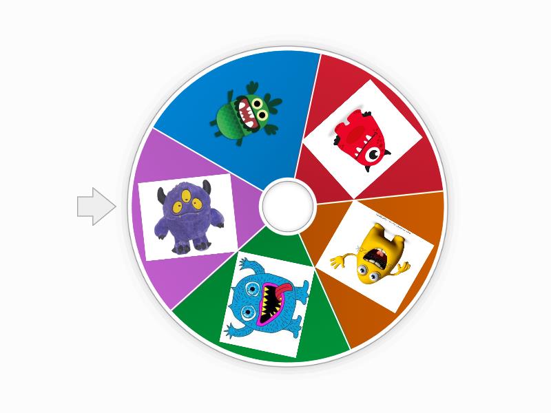 Color Monster - Spin the wheel