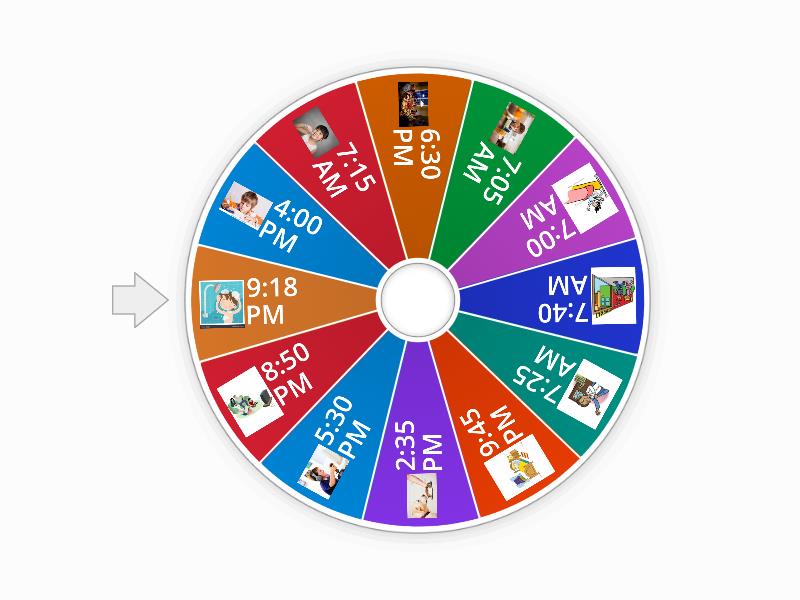 Daily Tasks - Spin the wheel