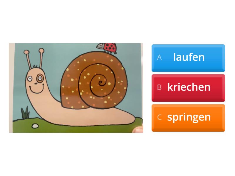 A1_Erstes Lesen_Einfache Verben - Quiz