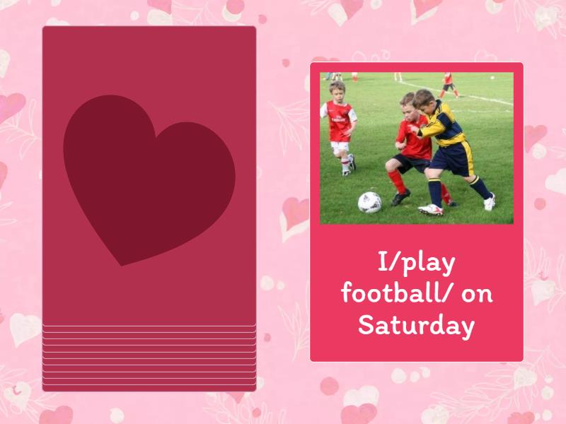 Present continuous for future arrangements - Speaking cards