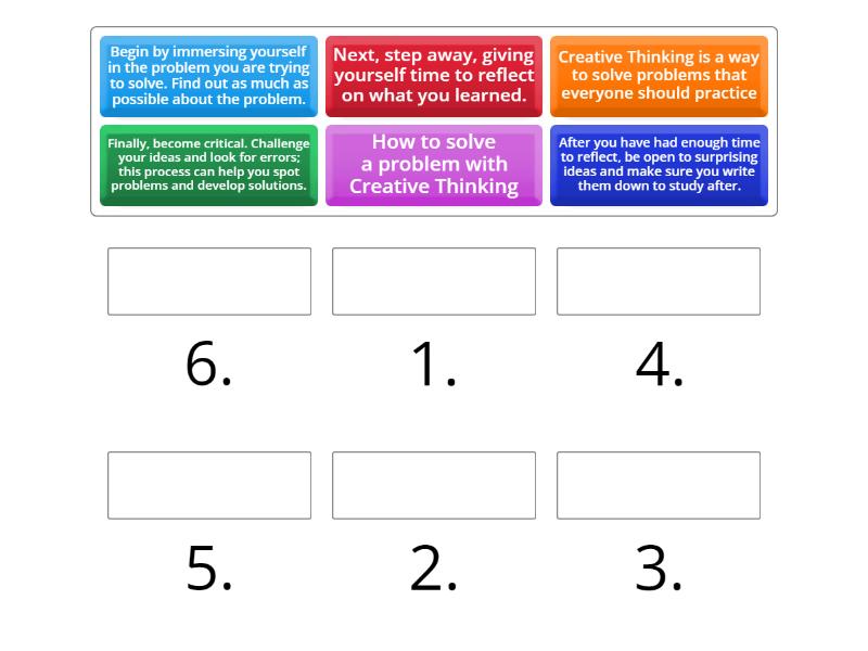 Put these steps in the correct order to form a process paragraph ...