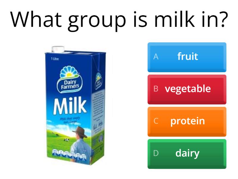 Knights 3 U5 Food groups - Quiz