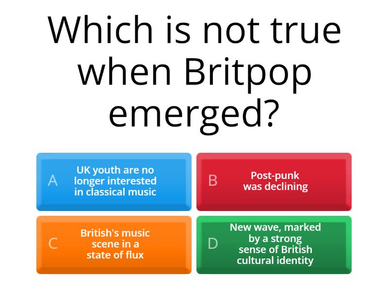 z - Britpop - Quiz