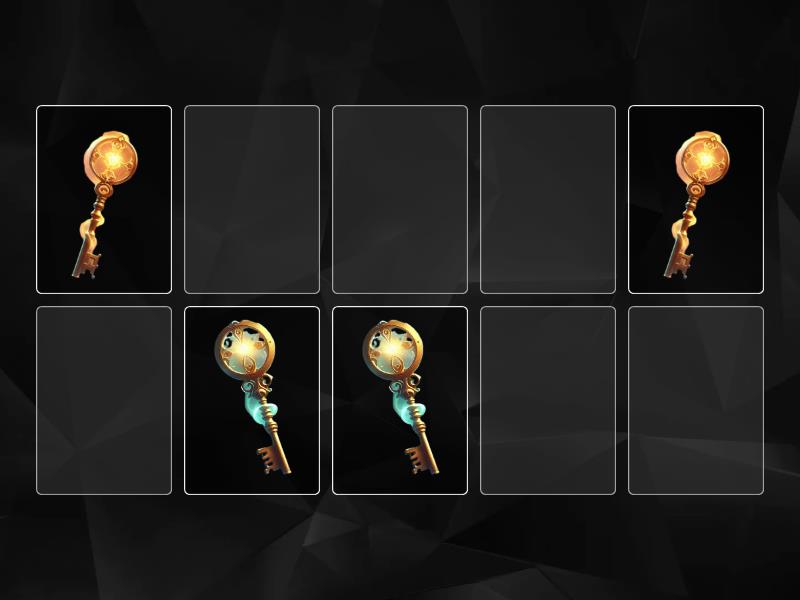 5 keys - Matching pairs