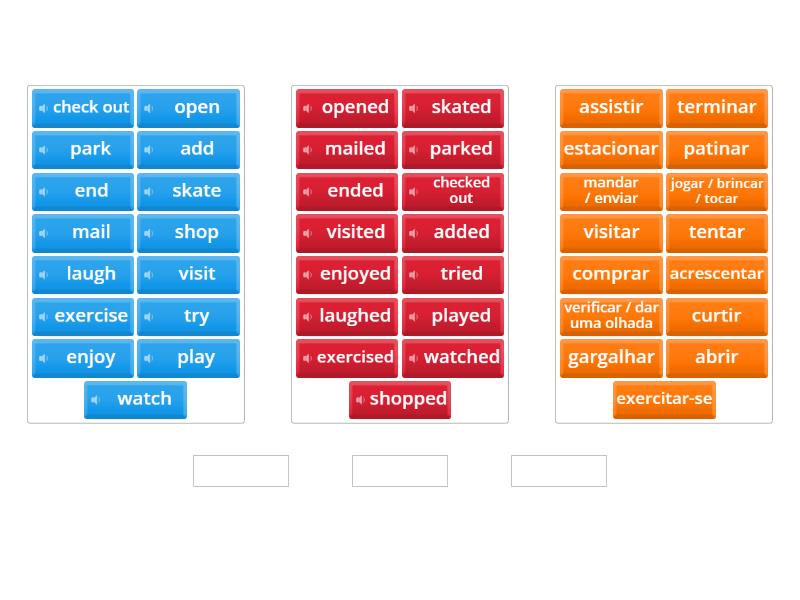 Simple past - regular verbs - Make sets