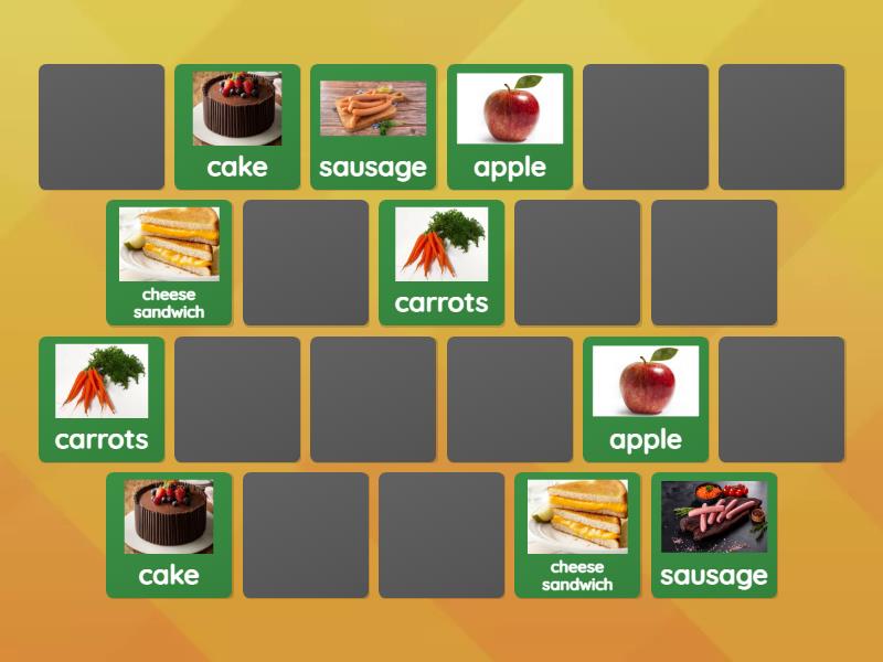 food - Matching pairs