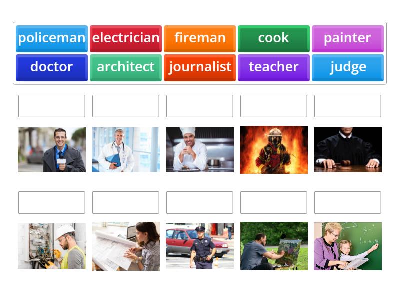Professions - Match up