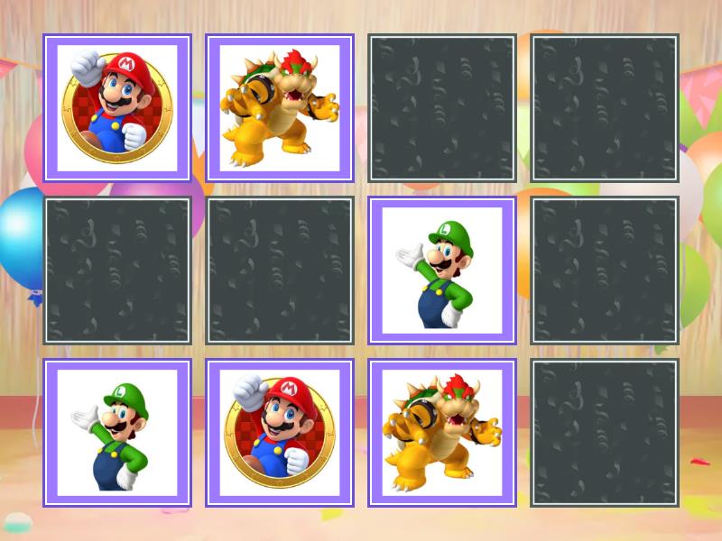 Mario Bros segundo - Matching pairs