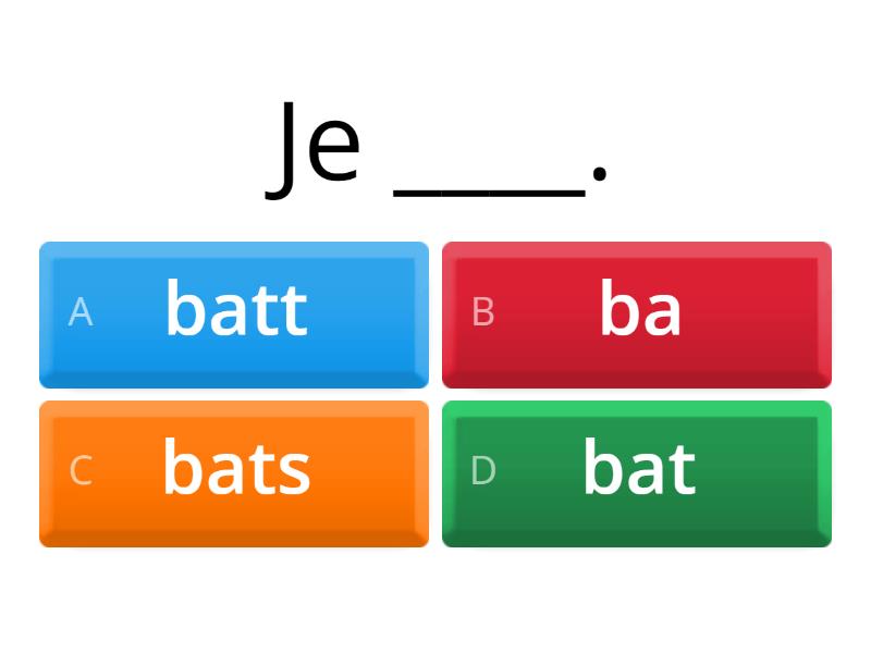 A1 - Le verbe battre - Quiz