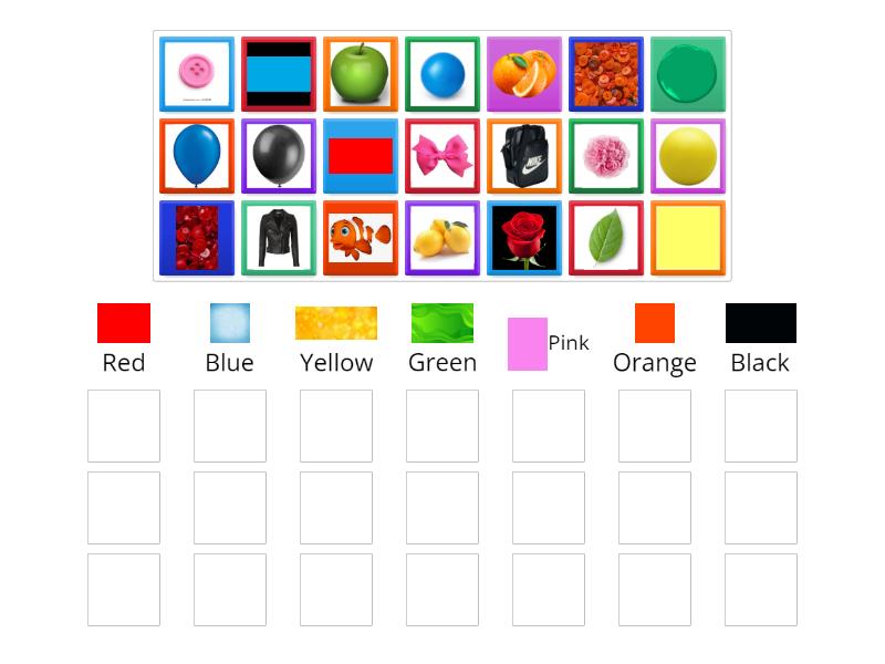 colors - Group sort