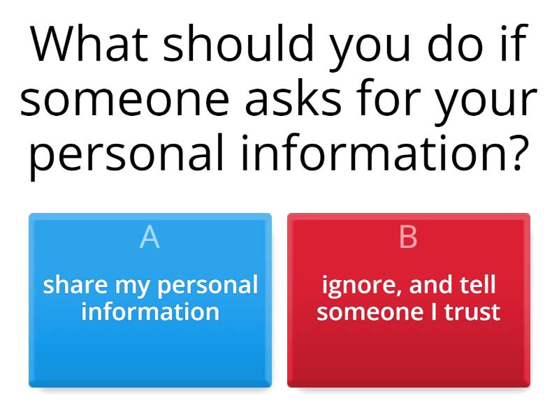 Internet Safety - Quiz
