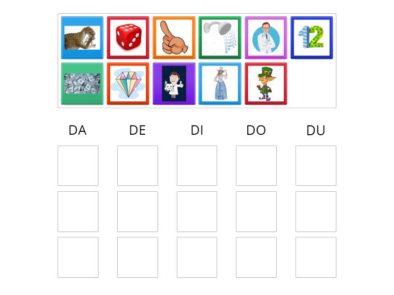 LETRA D - Group sort