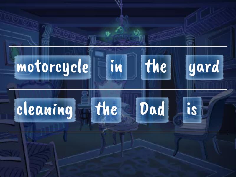Present Continous Tense Unjumble 5094