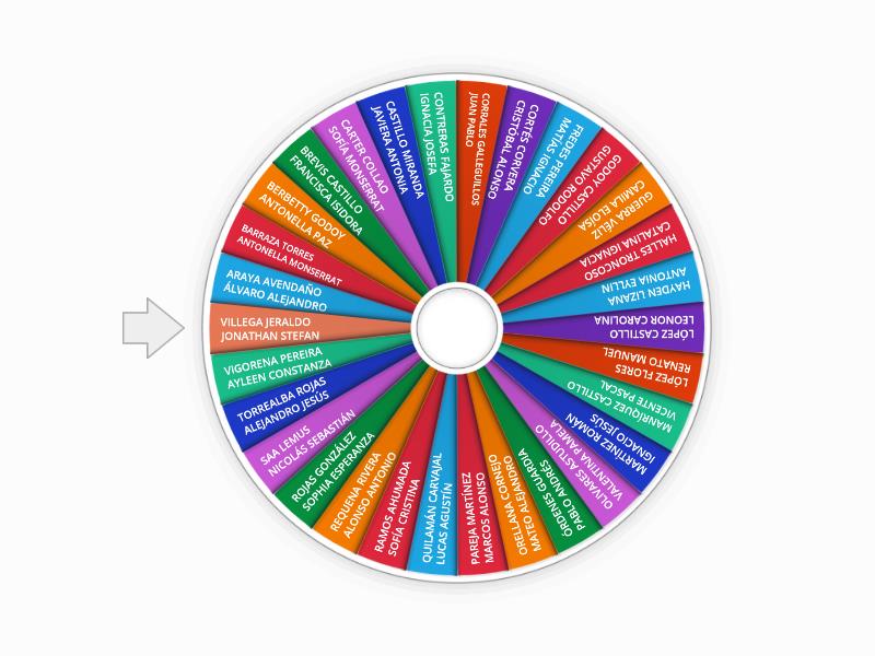 Presentación - Random wheel