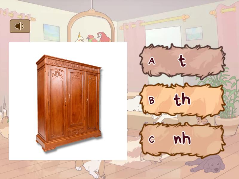 Em tập phân biệt t, th, và nh trong tiếng Việt - Quiz