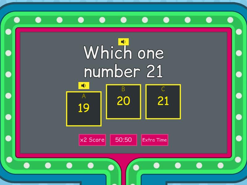 Which one? Number - Gameshow quiz