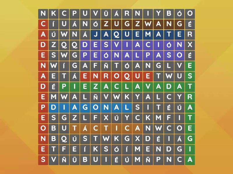 sopa de letras - Wordsearch