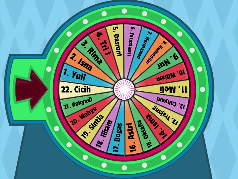 arisan 2 - Spin the wheel