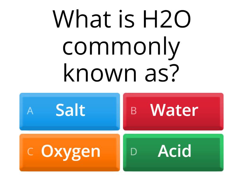 Basic Chemistry Quiz
