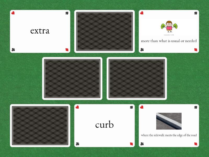 Luke Goes to Bat - Vocabulary Match-Up Game part 2 - Matching pairs