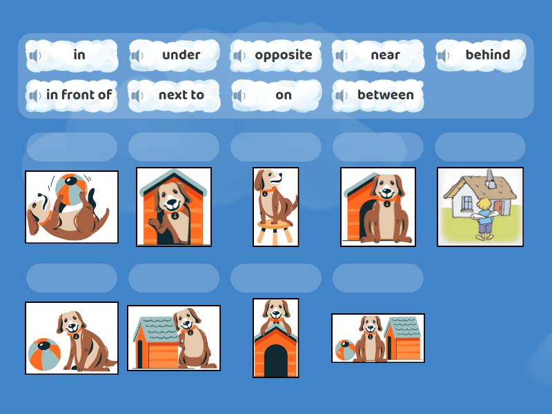 Prepositions - Match up