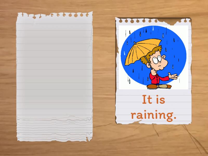 Weather and seasons/ Cards - Speaking cards