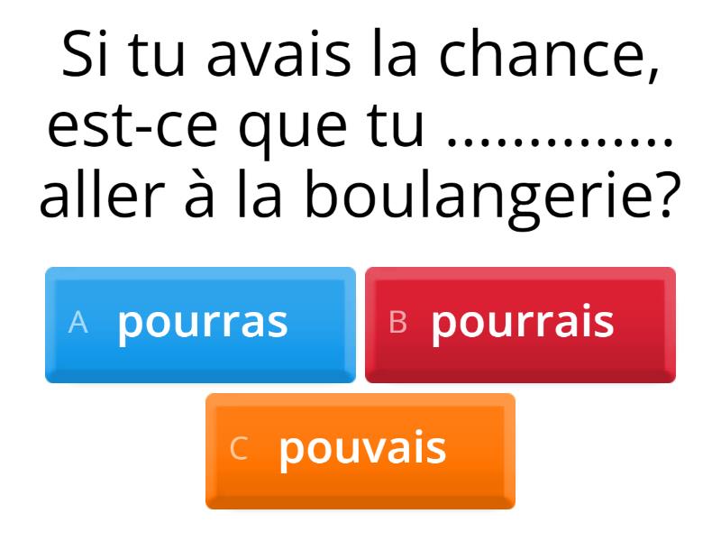 si + imparfait + conditionnel présent - Quiz