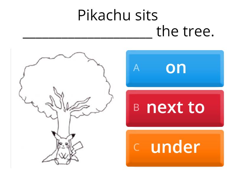 P1 Prepositions of place - Quiz