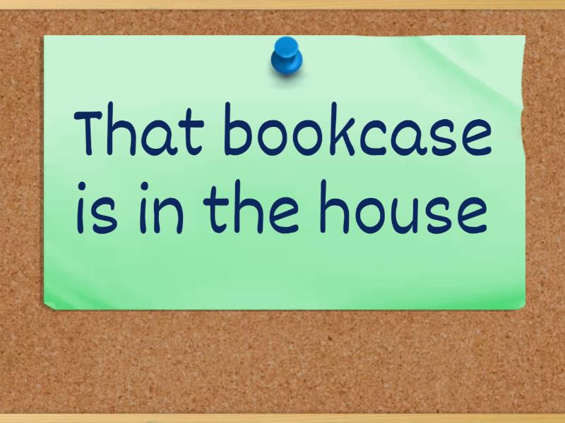 Examples with this, that, these, those - Flash cards