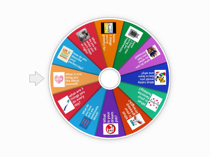 Social Emotional Group Ice Breaker - Random wheel