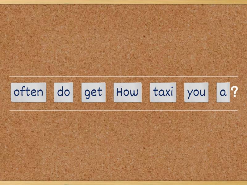 C1. English File [phrases with 'get'] 3A [WB/3] - Unjumble