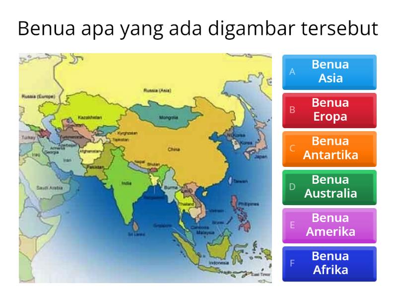 Benua - Quiz